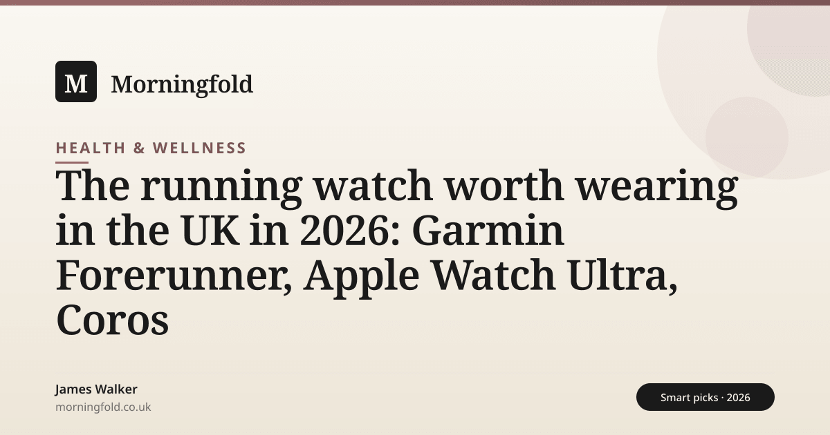 The running watch worth wearing in the UK in 2026: Garmin Forerunner ...