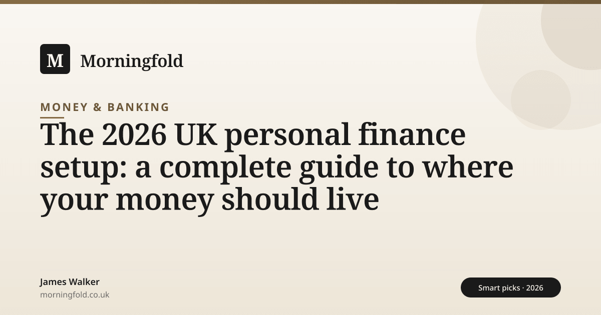 The 2026 UK personal finance setup: a complete guide to where your ...